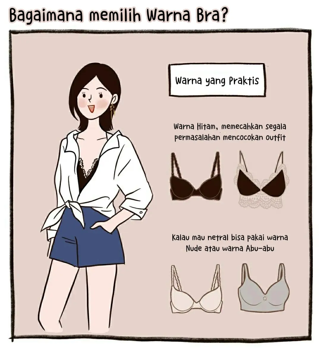 👙MEMILIH BRA YANG COCOK UNTUK OUTFIT KAMU ️ | Galeri diposting oleh ...
