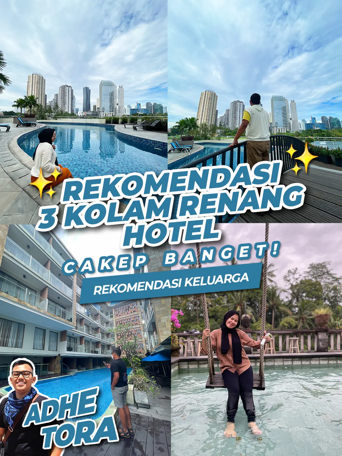 INI 3 KOLAM RENANG HOTEL AESTHETIC SUPER CAKEP | Galeri diposting oleh Tora - Travel | Lemon8