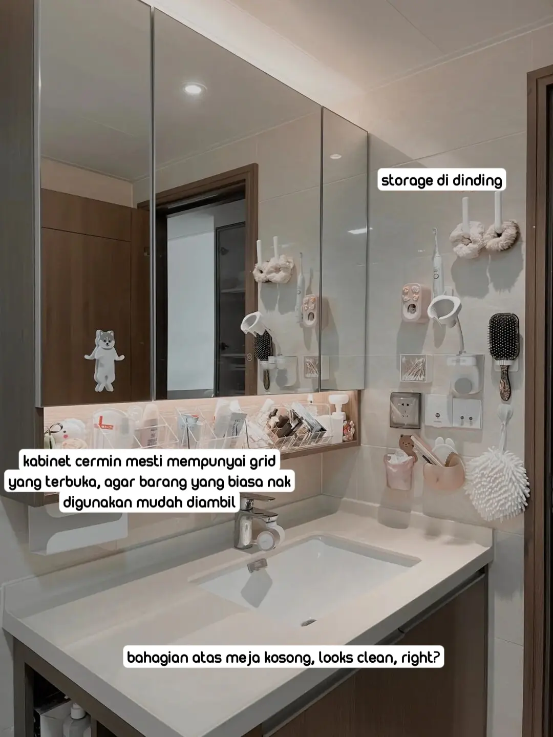 Kabinet bilik air mesti ada simpanan tepi ni 💦 | Galeri disiarkan oleh ...