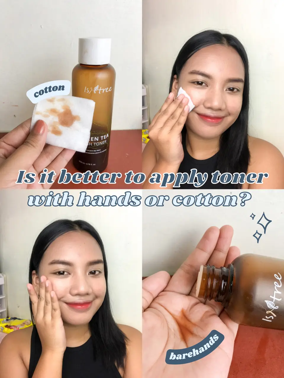 Is it better to apply toner with hands or cotton? | Gallery posted by ...