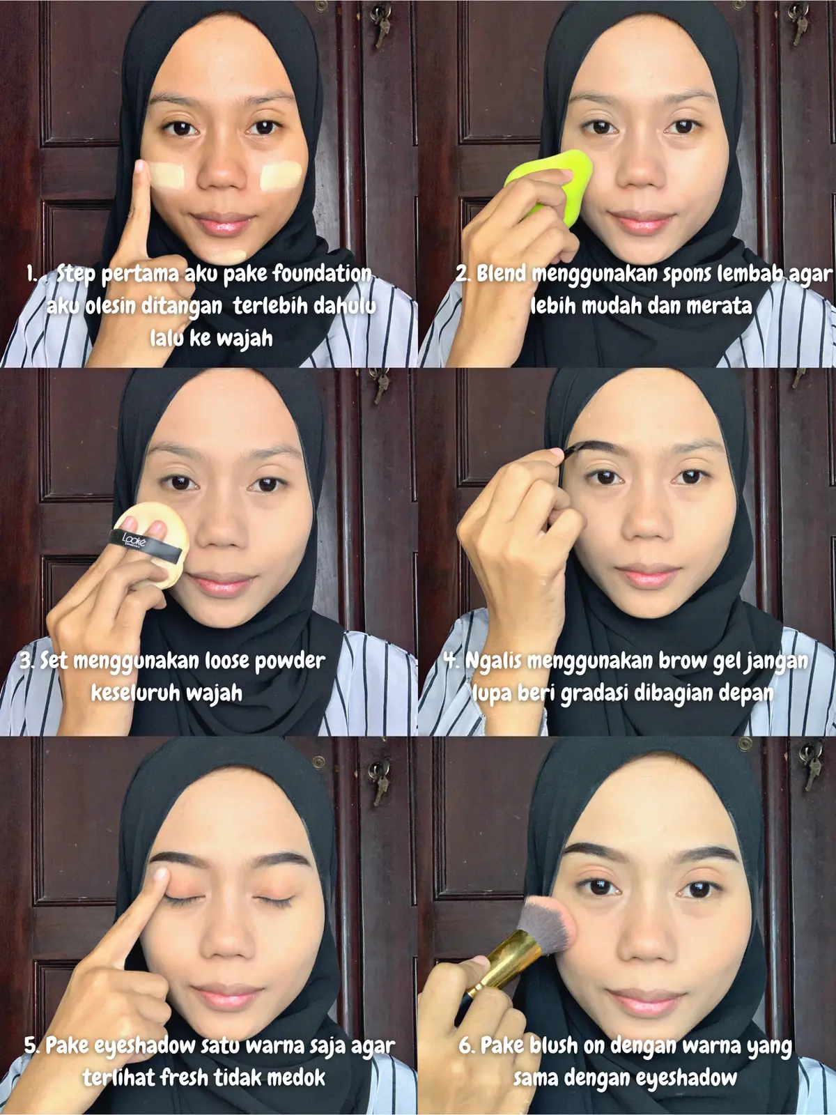 TUTORIAL MAKEUP NGAMPUS 🌈 | Galeri diposting oleh Imelda Ayu | Lemon8