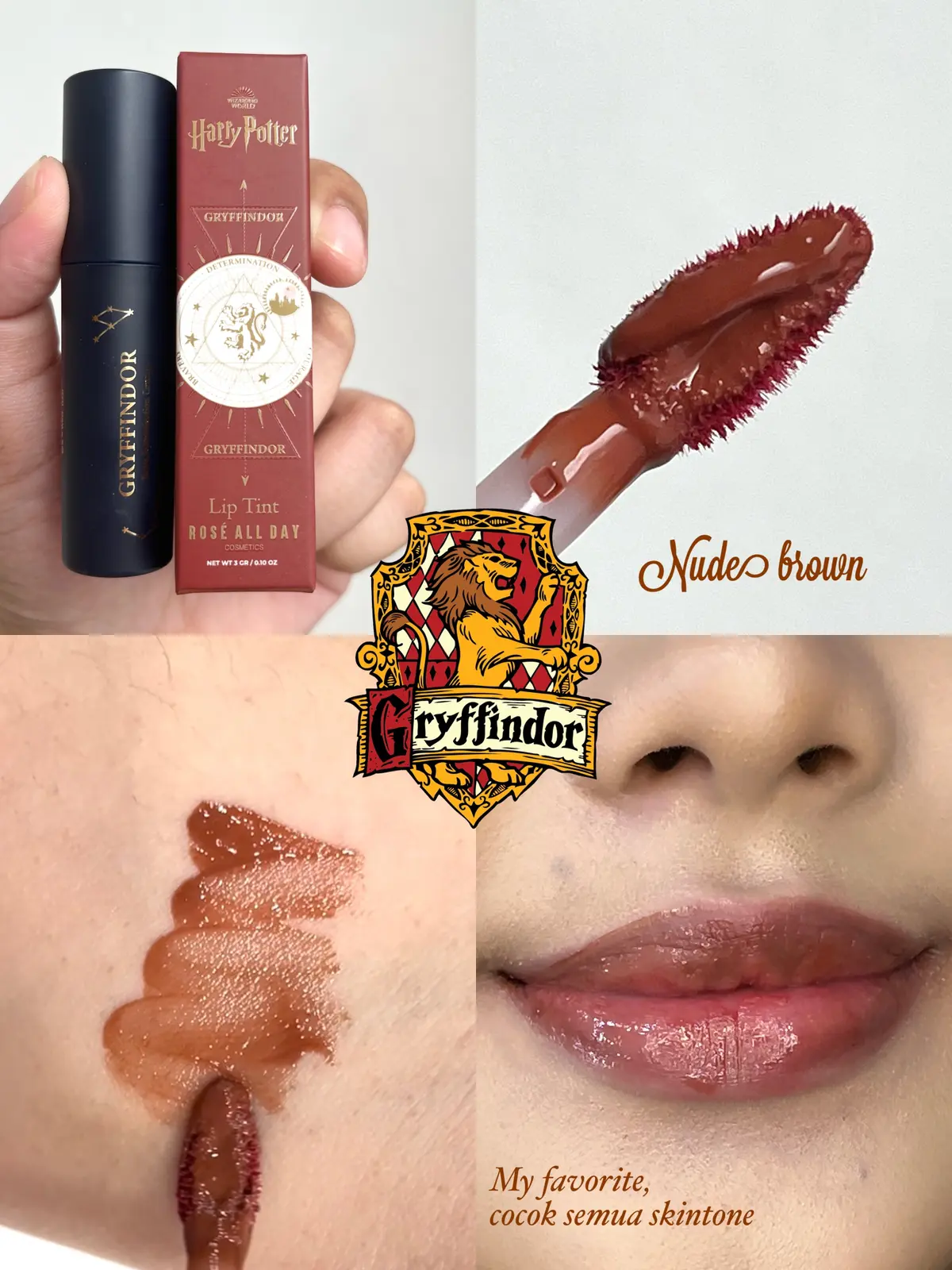 Rose All Day Harry Potter Liptint Review | Galeri diposting oleh Nadia⚜️ | Lemon8
