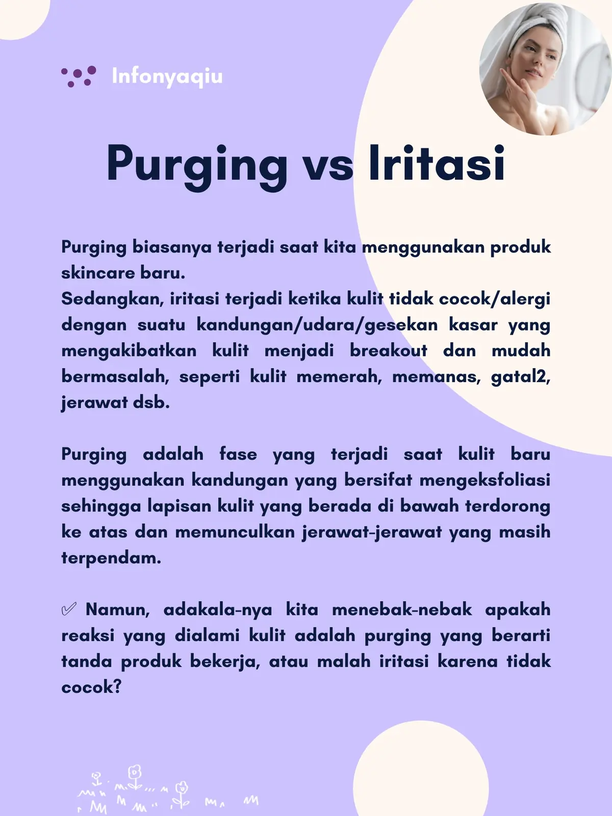 perbedaan purging dan break out | Lemon8