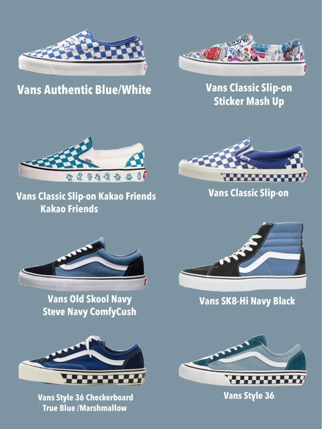Koleksi Sepatu Vans dengan Warna & Desain Menarik👟😍 | Galeri diposting ...