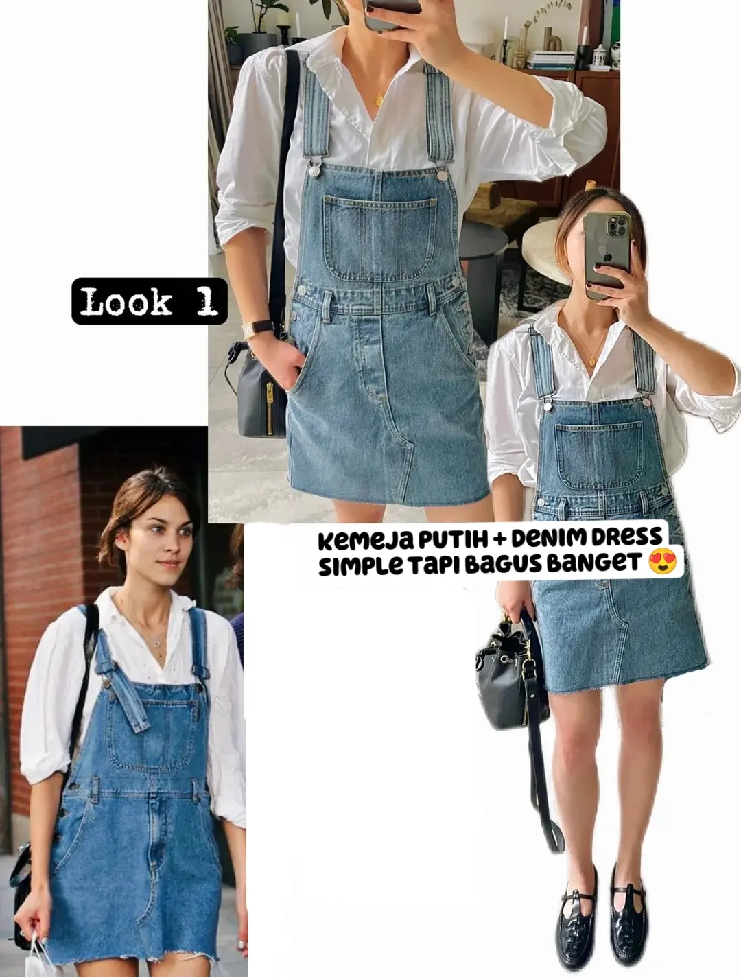 Koleksi Fashion Denim Dress Kece 💯 | Galeri diposting oleh chelsea | Lemon8