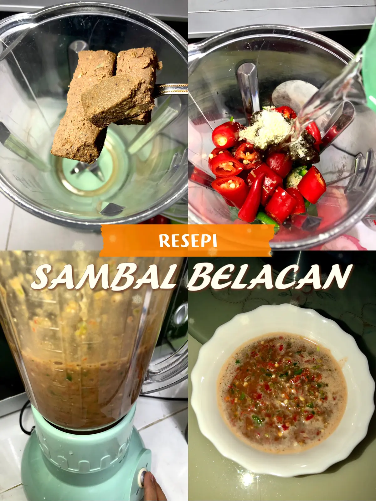 RESEPI SAMBAL BELACAN | Galeri disiarkan oleh Farah Rose | Lemon8