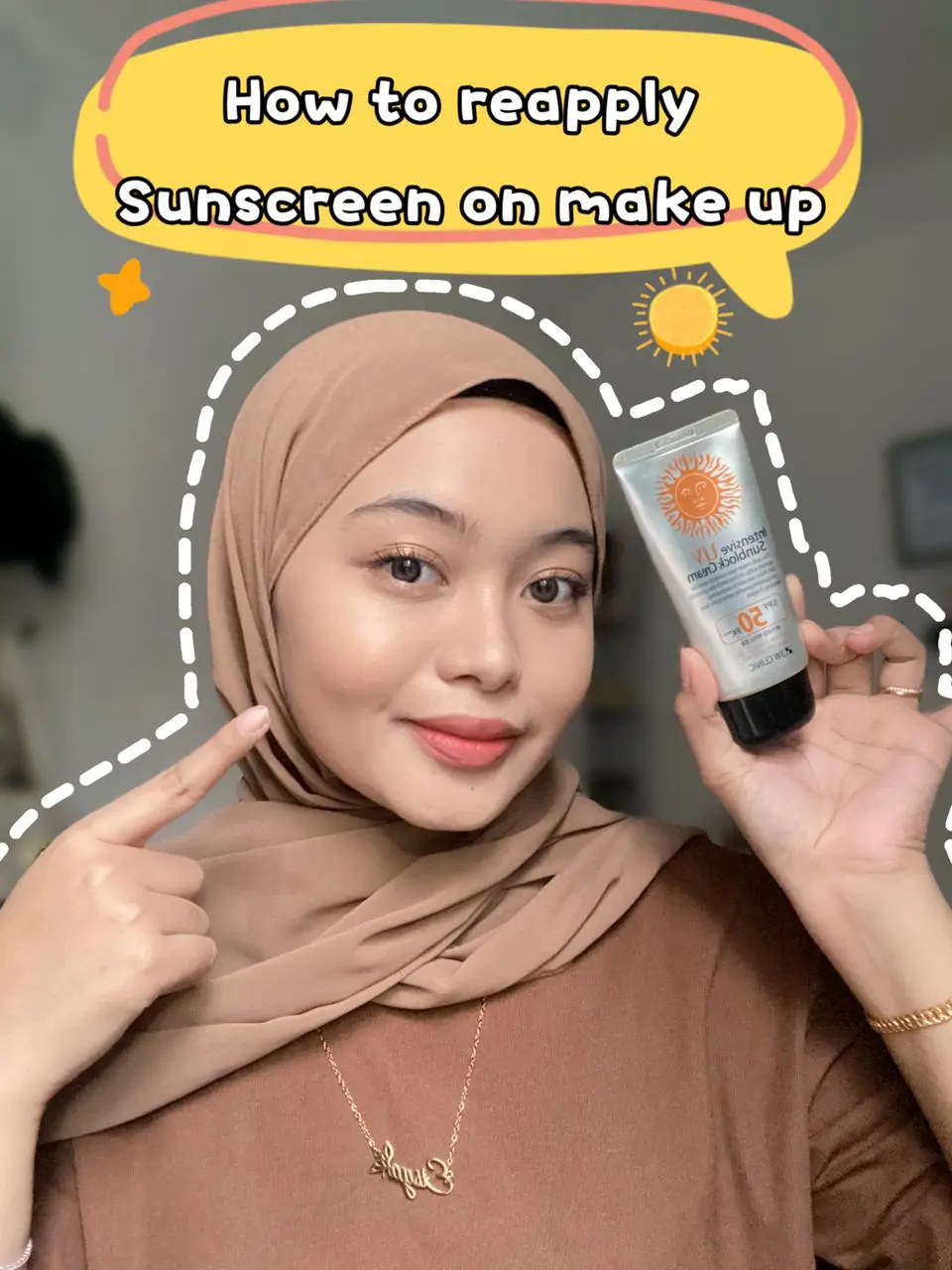 How to reapply sunscreen on makeup | Galeri disiarkan oleh Eisya | Lemon8