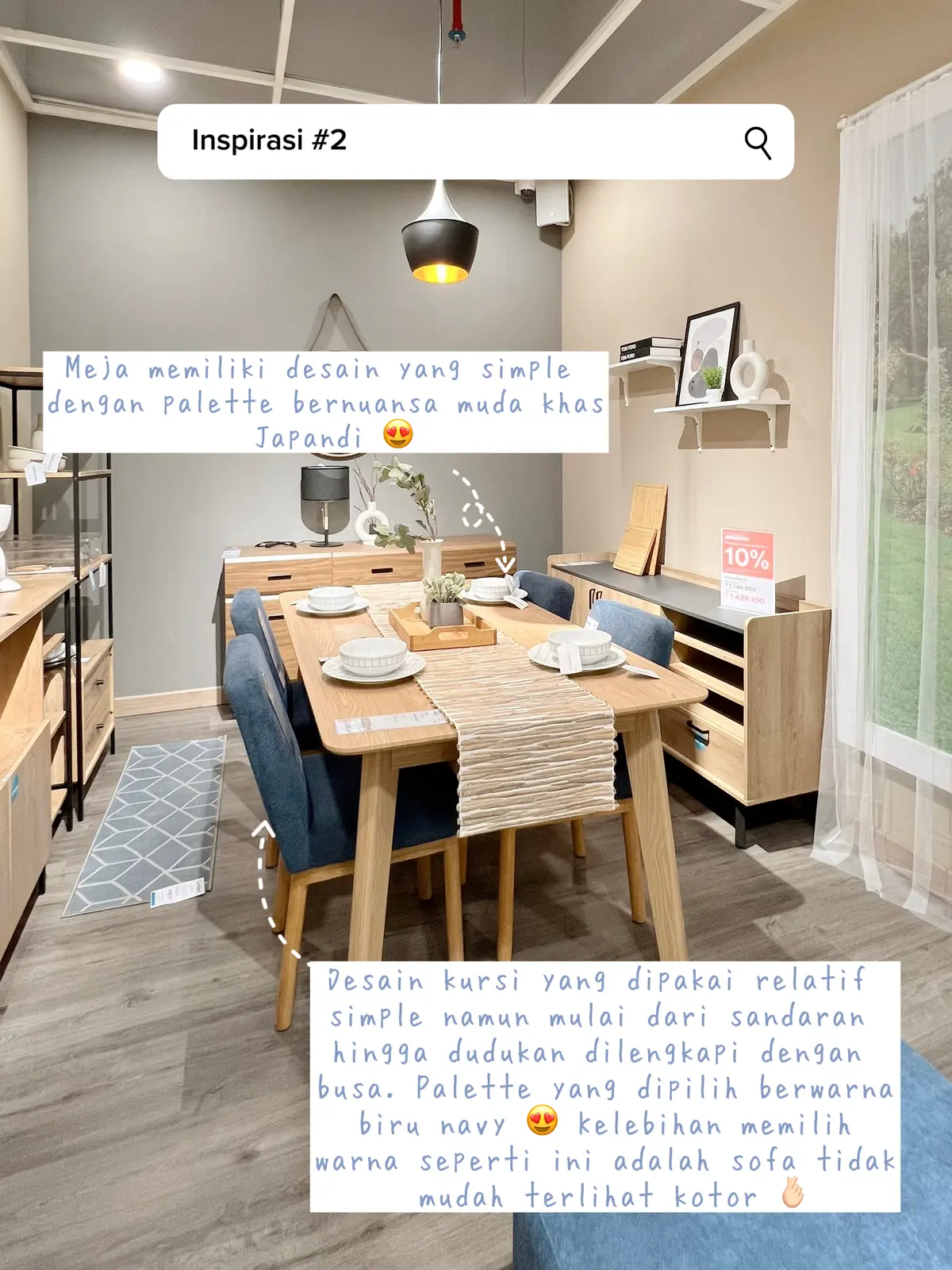 INSPIRASI DINING SET ALA JAPANDI | Galeri diposting oleh casasakha | Lemon8