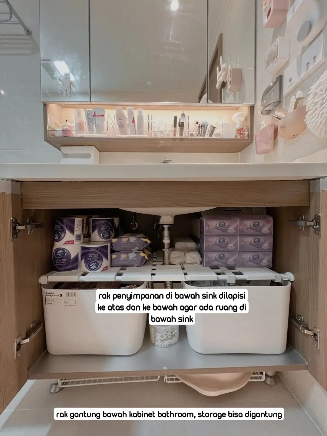 Kabinet bilik air mesti ada simpanan tepi ni 💦 | Galeri disiarkan oleh ...