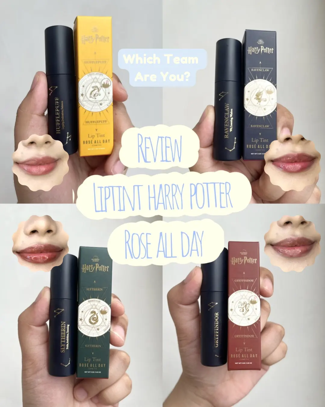 Rose All Day Harry Potter Liptint Review | Galeri diposting oleh Nadia⚜️ | Lemon8