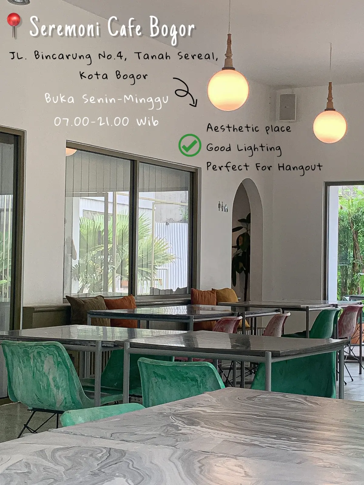 Cafe Visit(aesthetic cafe bogor)💘🥰🍕🧁 | Galeri diposting oleh Angelika | Lemon8