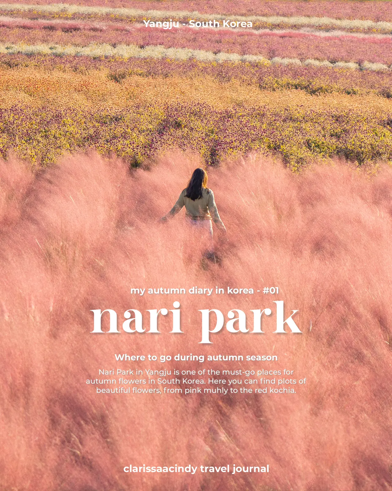 🍁 Have a pink autumn at Nari Park | Korea Travel | Gallery posted by clarissaacindy | Lemon8