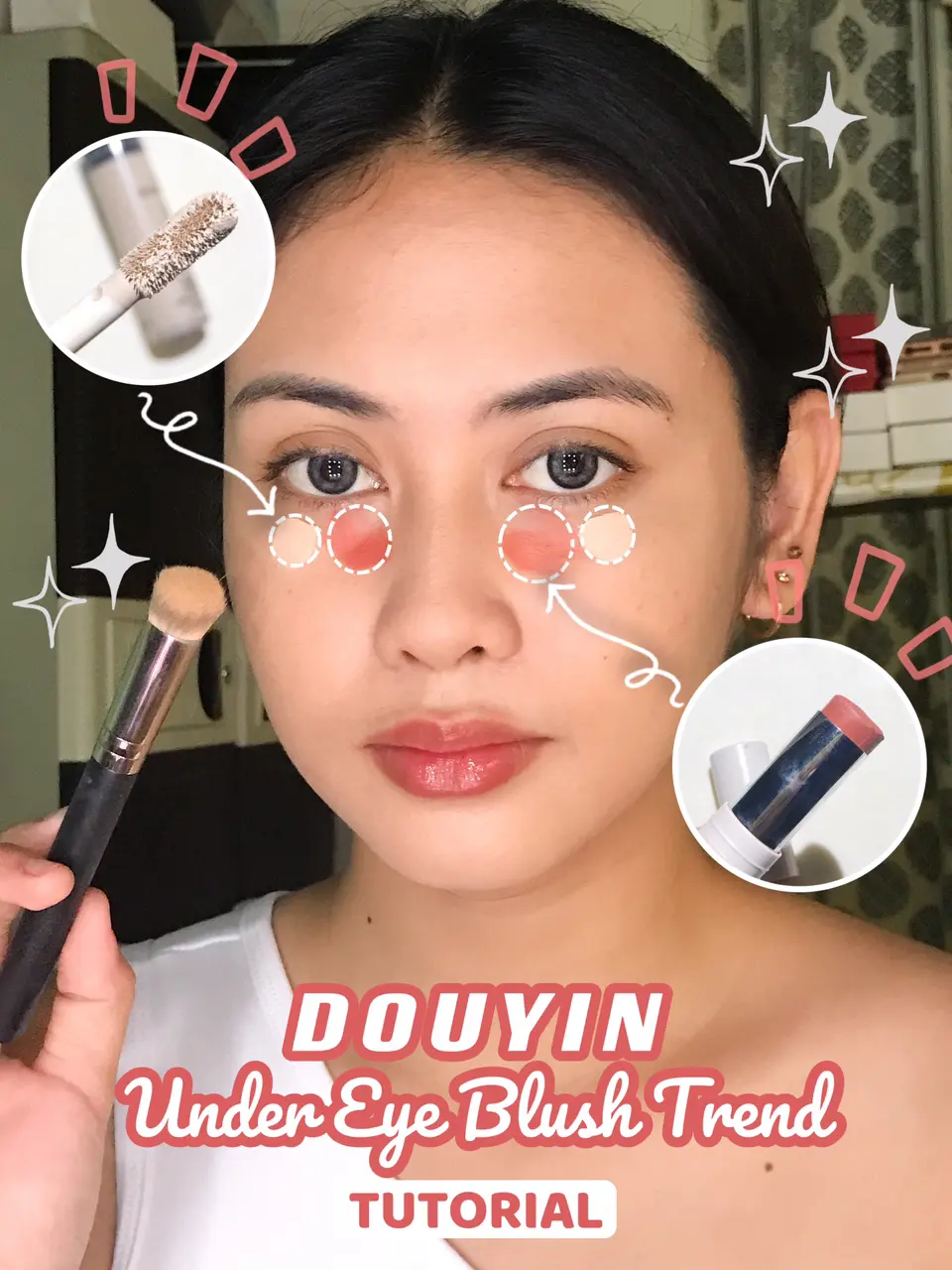 Douyin Under Eye Blush Trend Tutorial 🫶 | Gallery posted by ms.yuniece ...
