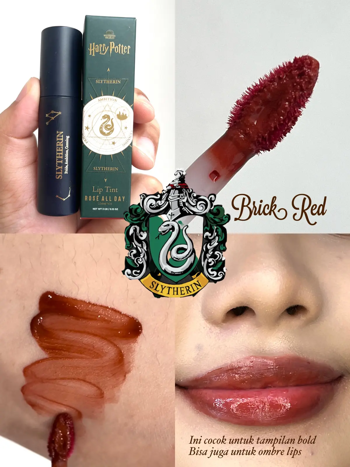 Rose All Day Harry Potter Liptint Review | Galeri diposting oleh Nadia⚜️ | Lemon8