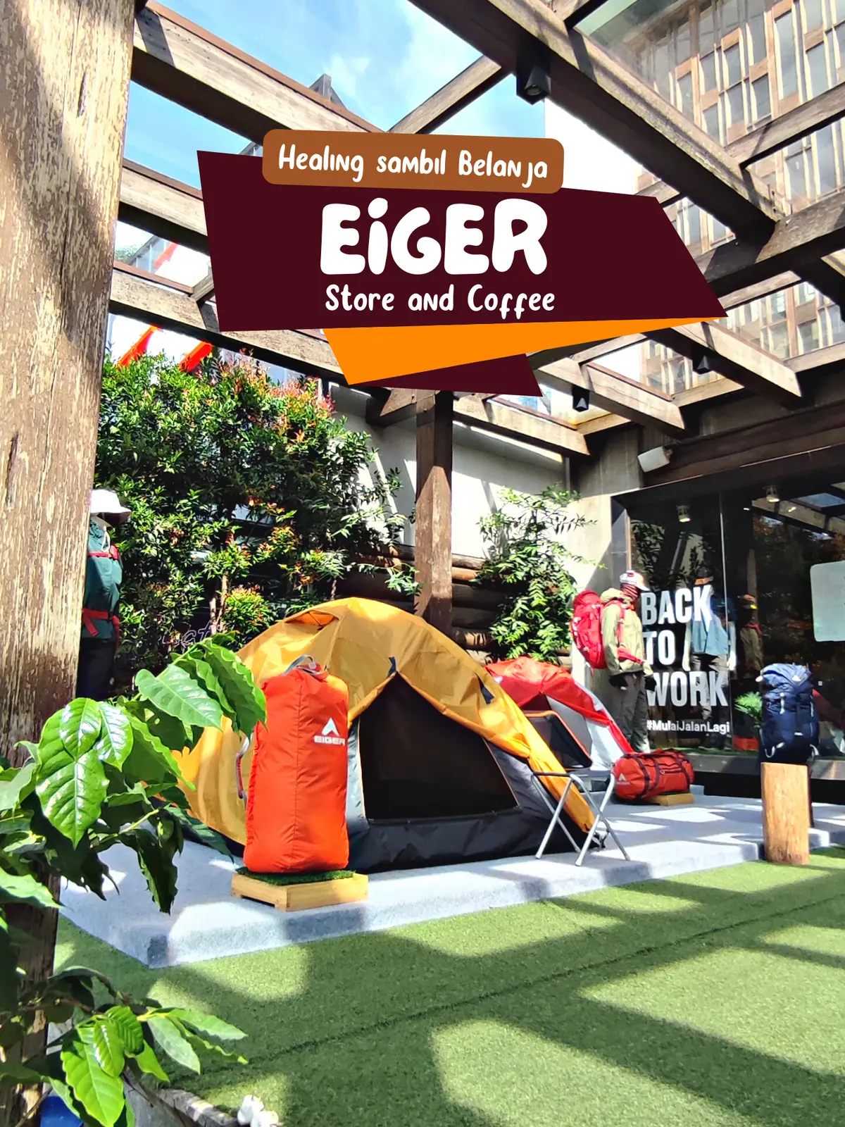 🤓🥰Akhirnya bisa Ke Eiger Store and Coffee Bandung | Galeri diposting oleh Amelia Dwi M | Lemon8