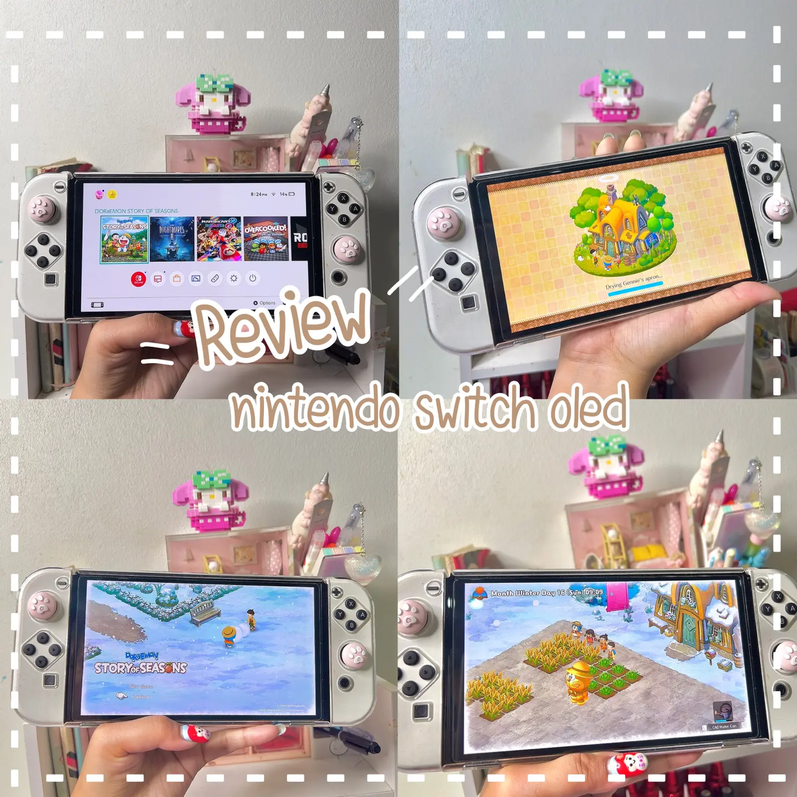 รีวิว nintendo switch oled คุ้มมั๊ย 😳 | แกลเลอรีที่โพสต์โดย Smallroom nails | Lemon8
