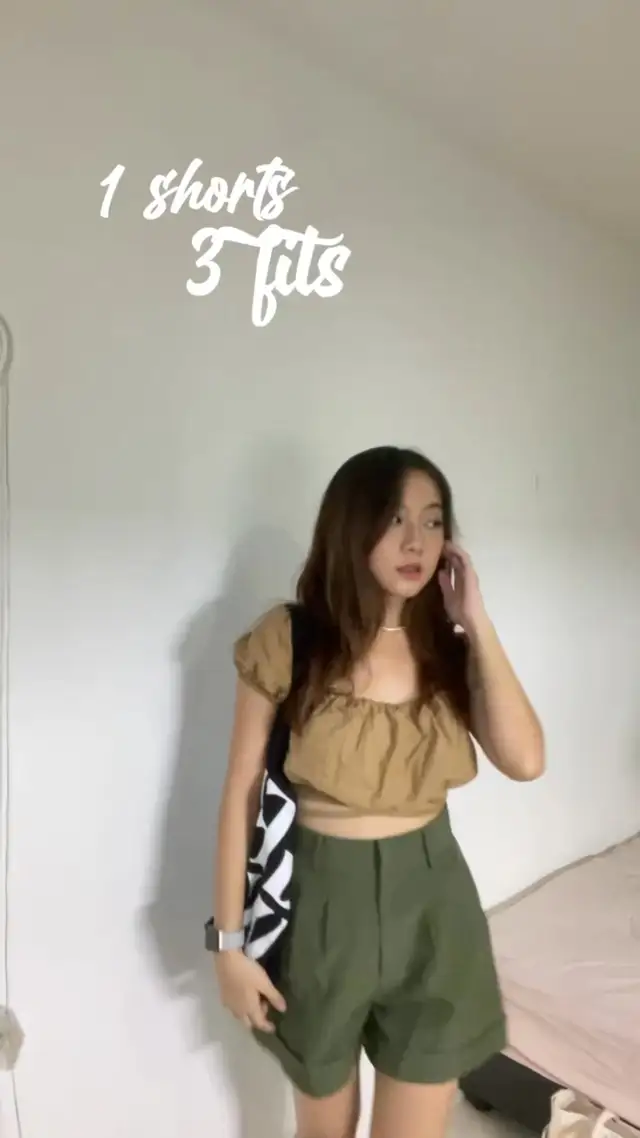 STYLING | 3 fits 1 shorts | Article posted by Charm 🌷 | Lemon8