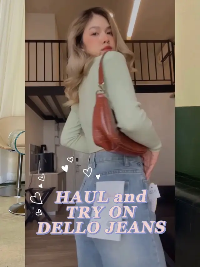 Haul & Try on DELLO JEANS BY TEMTA👖 | บทความที่โพสต์โดย Nattar | Lemon8